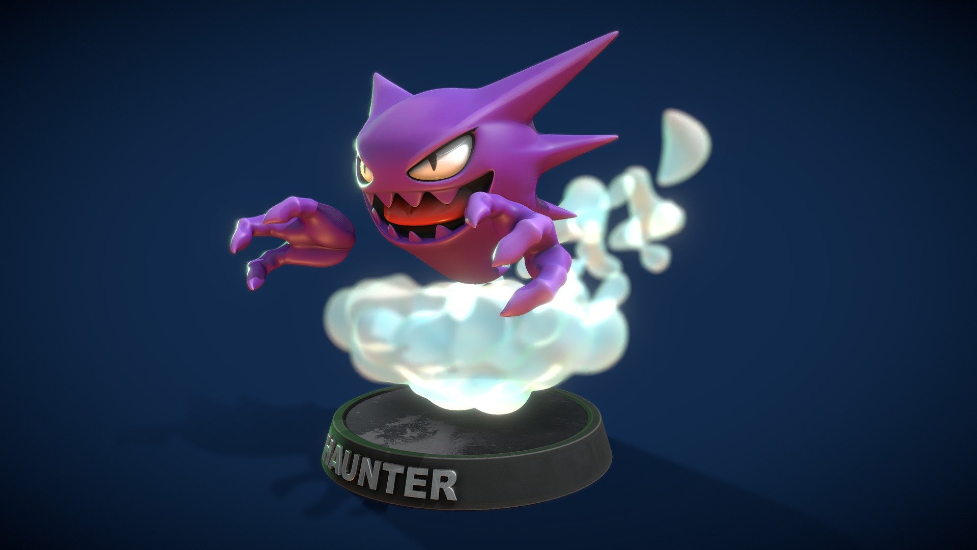 Haunter_Pokemon - 3D model by giobiancoFB [ac599fd] - Sketchfab
