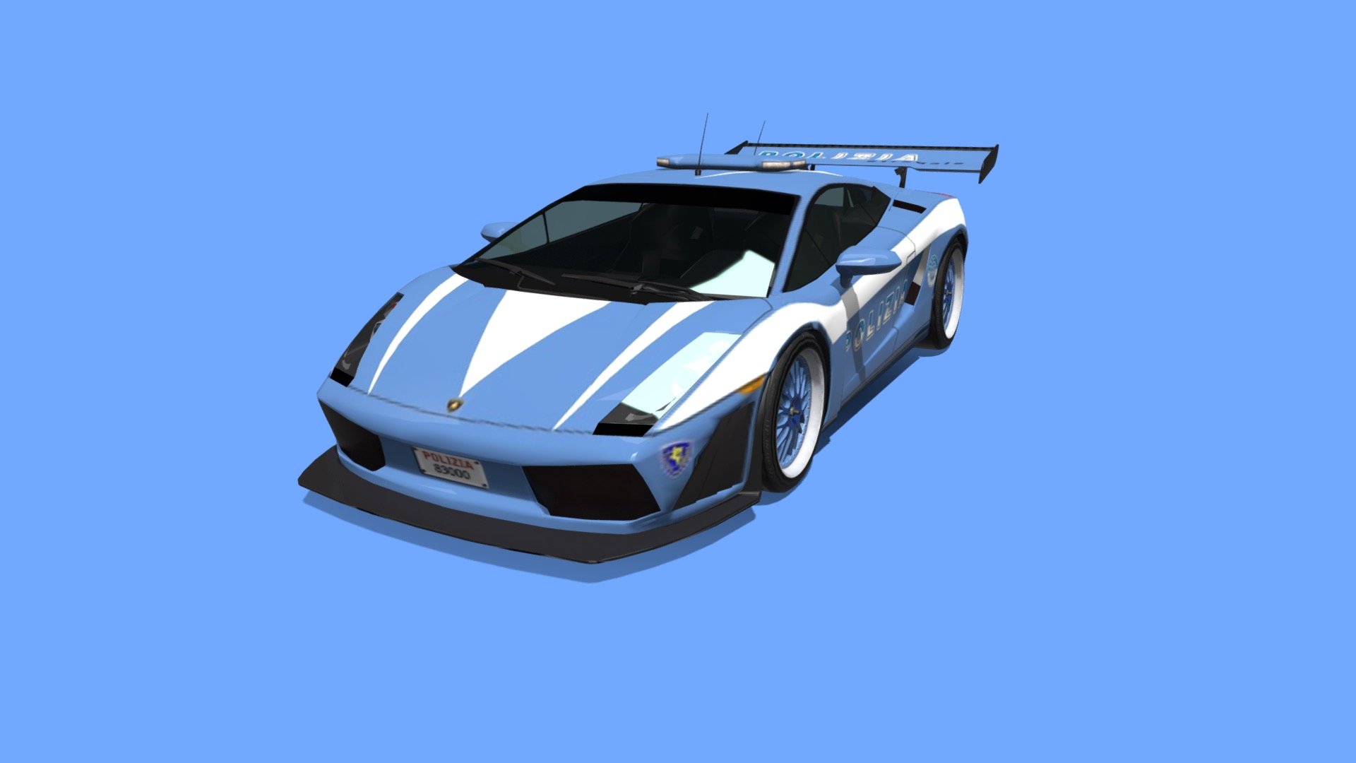 Lamborghini Gallardo LP 520 GT3 Interceptor - Download Free 3D model by ...