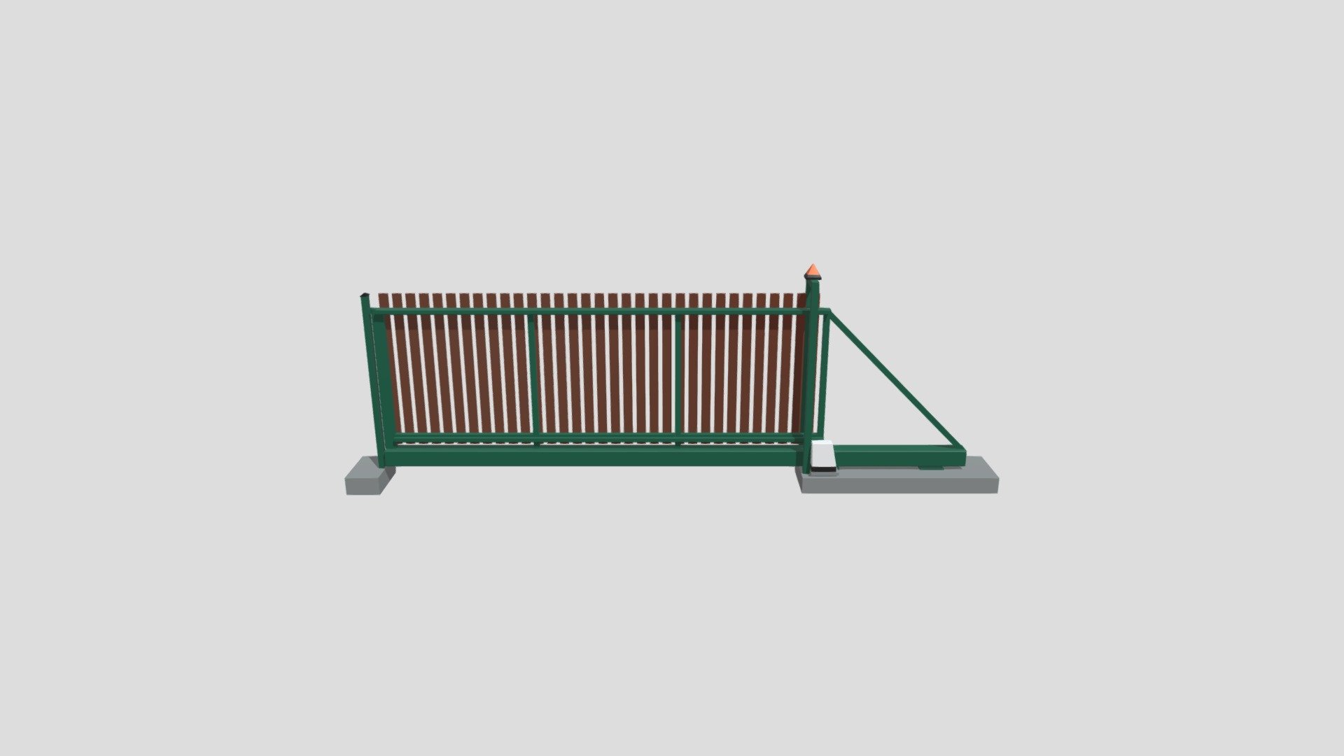 sliding gate - Download Free 3D model by Arth3Designer (@armaz4 ...
