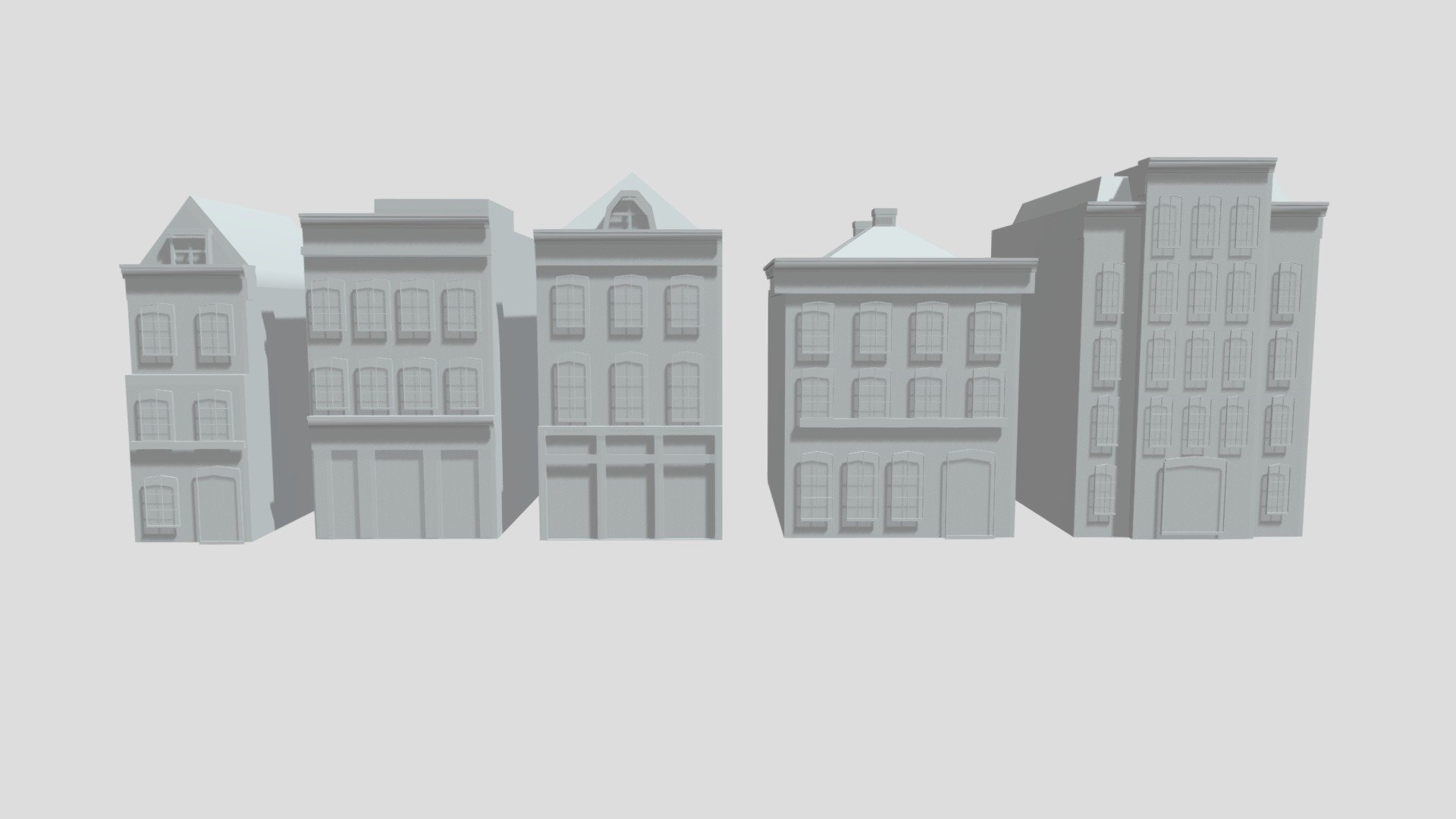 houses white box - Download Free 3D model by n0stardust (@noortjeschuur ...