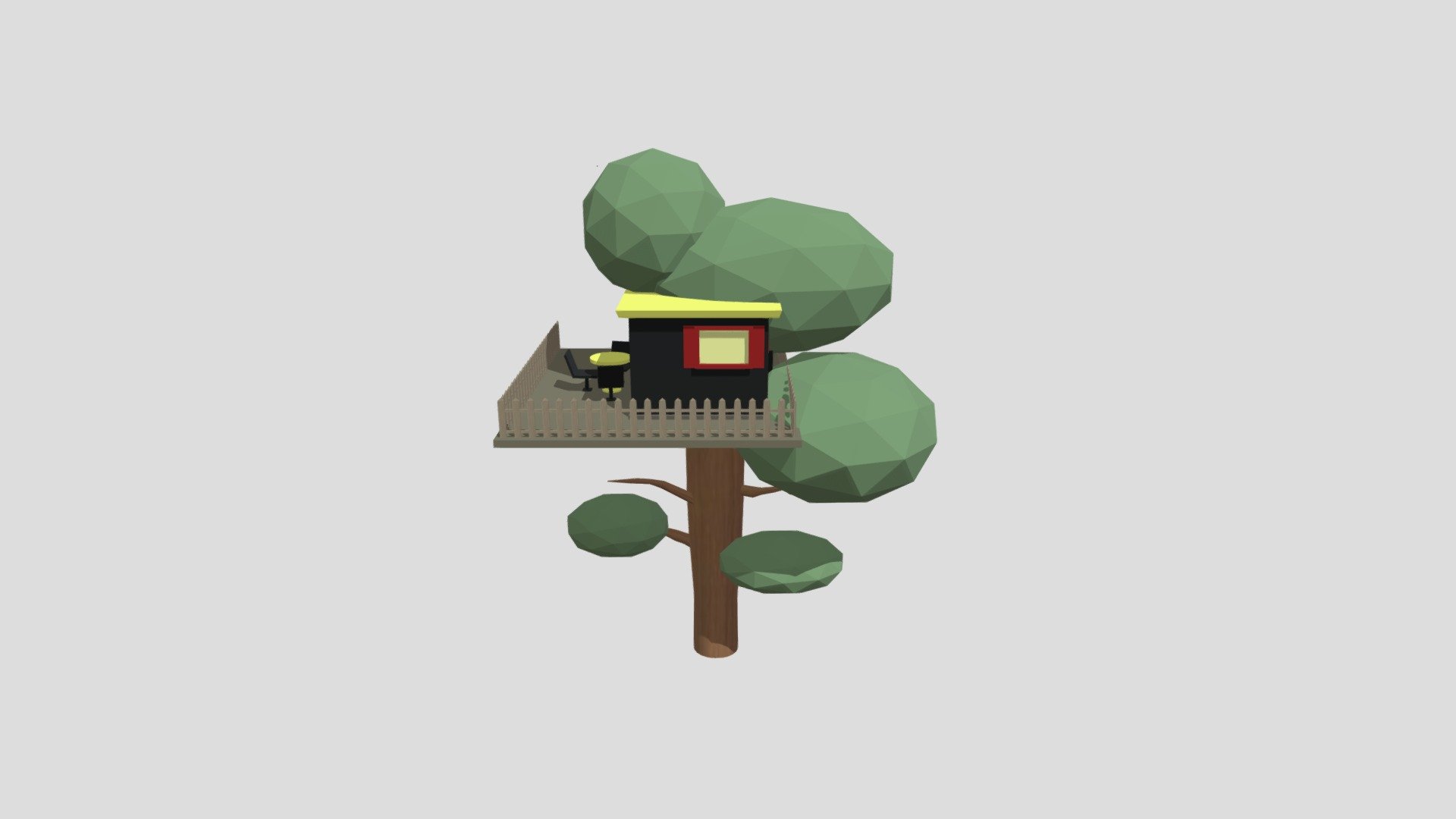 Tree House - 3D model by sofiia.kukhar03 [ac5f62e] - Sketchfab