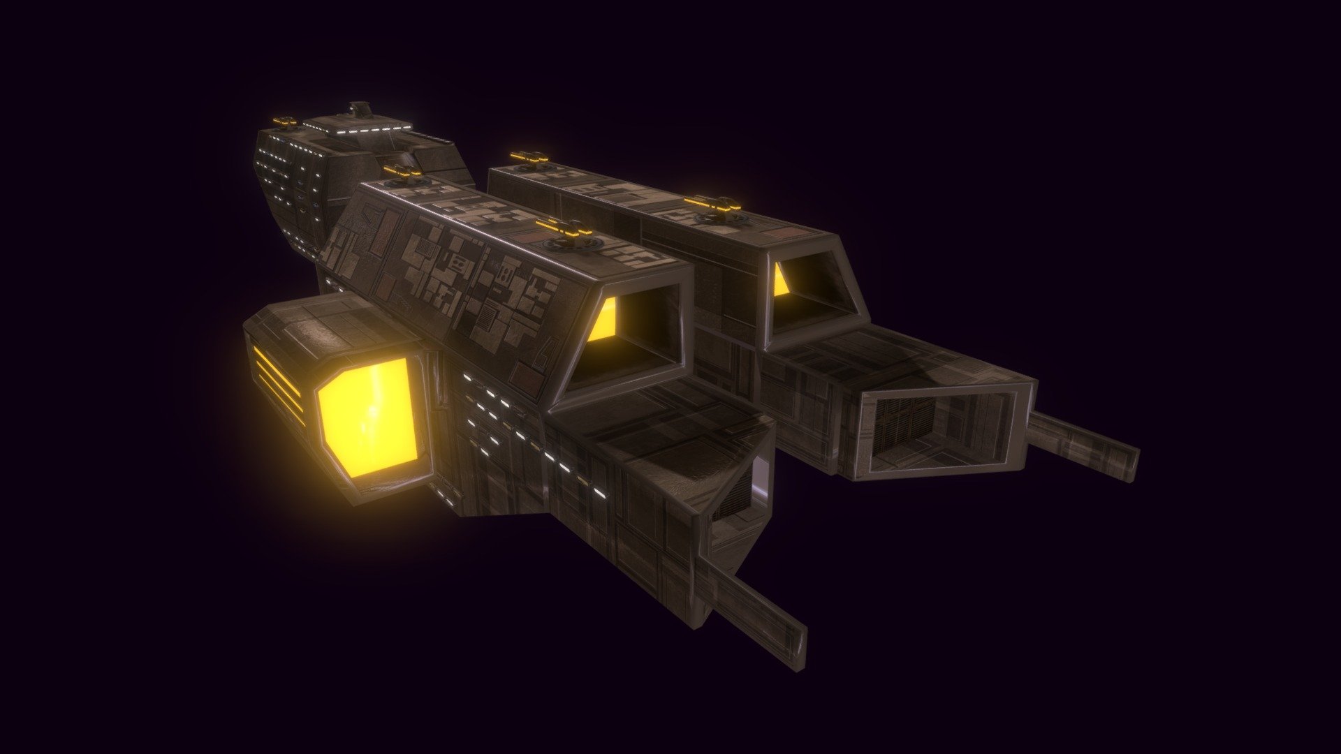 simple star ship - Download Free 3D model by ribot02 [ac5fb4f] - Sketchfab