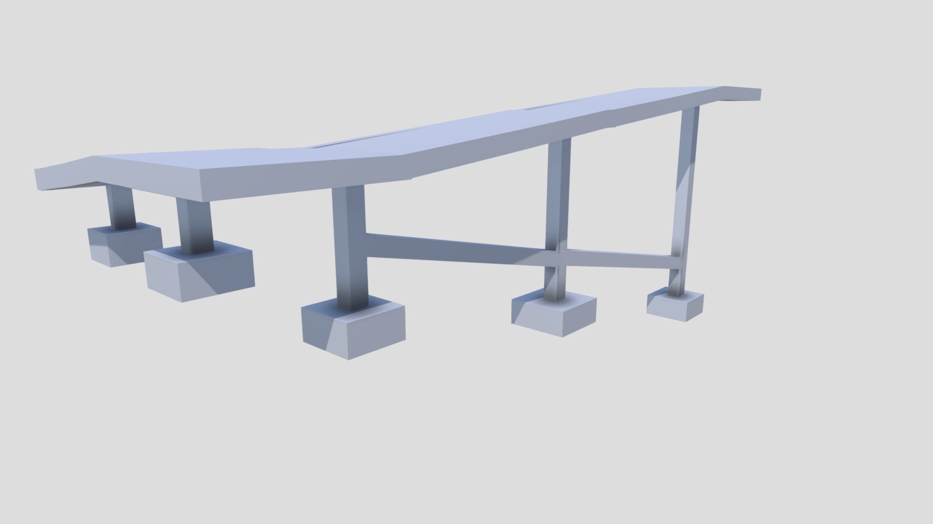 Estrutura Rampa Grupo Vibra - 3D model by EAS Engenharia de Estruturas ...