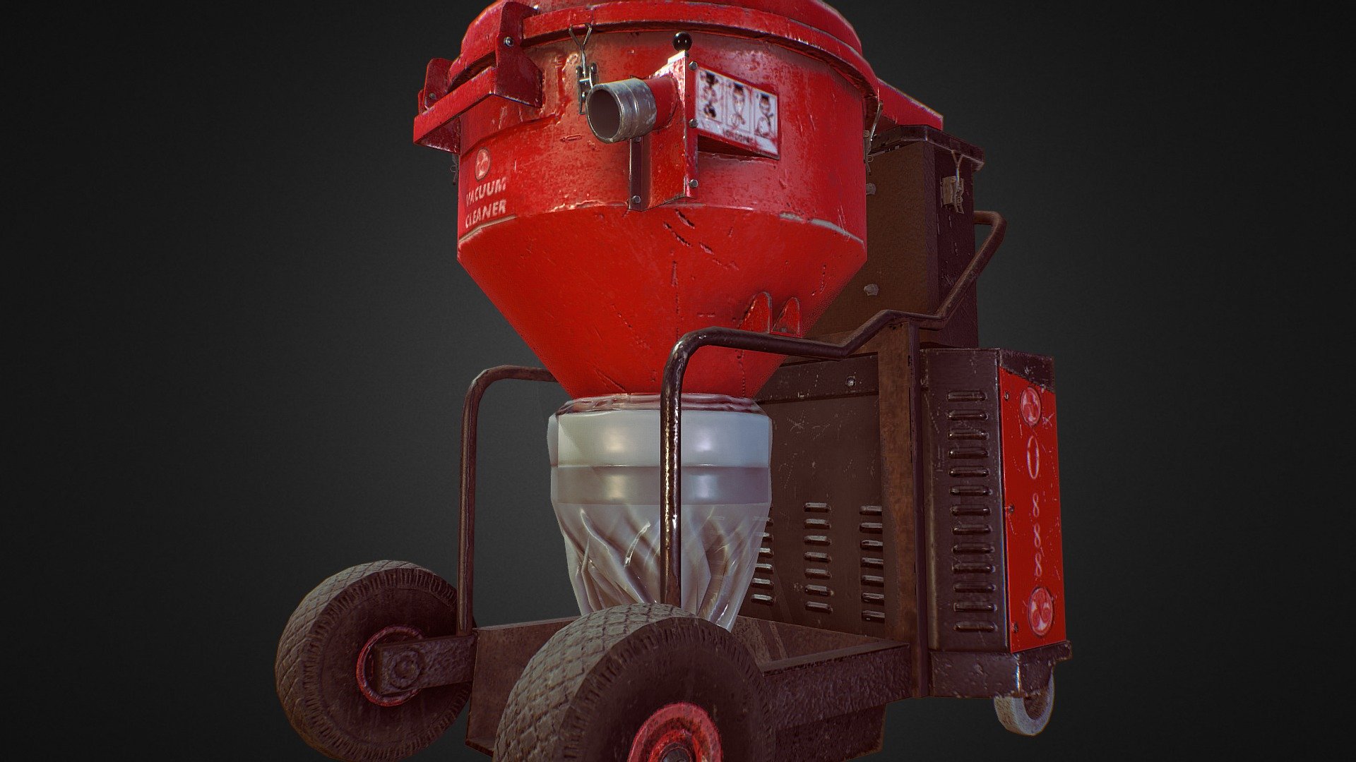 Industrial vacuum cleaner - 3D model by Vlad Marchenko ...
