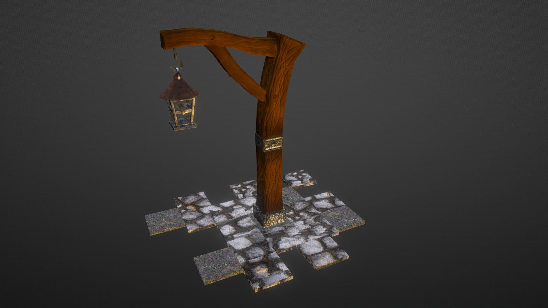 Lamp Post - 3D model by Snehadeeppal [ac61b1e] - Sketchfab