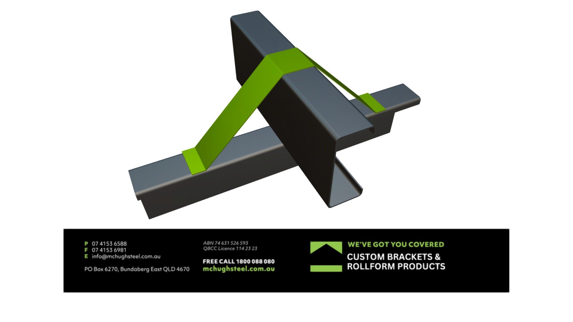 DWG192 C150 Fly Brace - Z Purlin - 3D model by mchughsteel [ac6279c ...