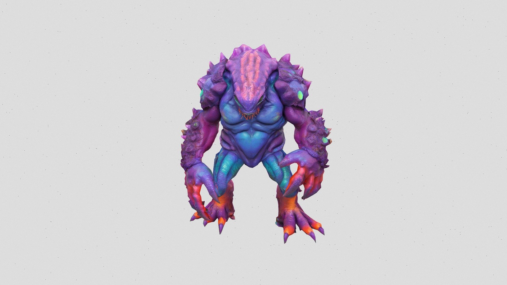 A Massive Alien Brute - Download Free 3D model by ScyBTC [ac6294f] - Sketchfab