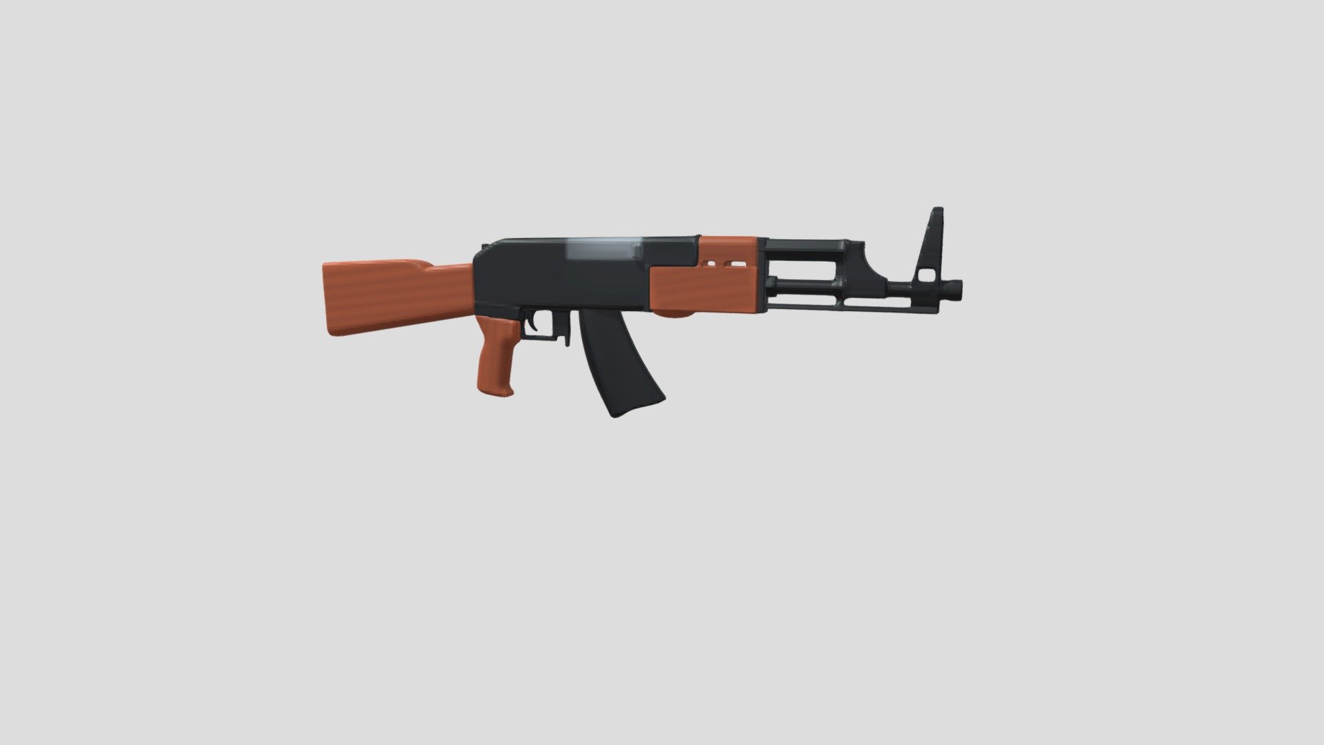 Simple Gun - AK47 - Download Free 3D model by stanroy [ac629e8] - Sketchfab