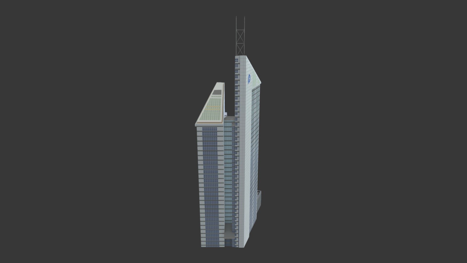 15 Bocom Financial Tower - 3D model by irene0428 [ac64440] - Sketchfab