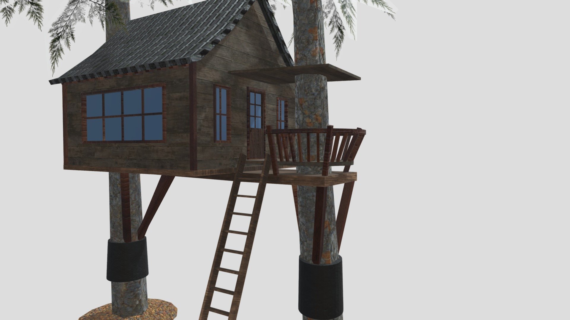 Treehouse - 3D model by Elske [ac644c0] - Sketchfab