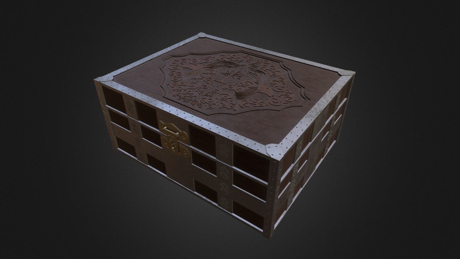 Carved Chest - 3D model by Florian Sigl (@peiroproductions) [ac649b0 ...