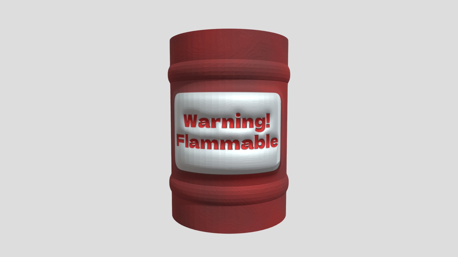 explosive metal barrel - 3D model by cheemer [ac655ef] - Sketchfab