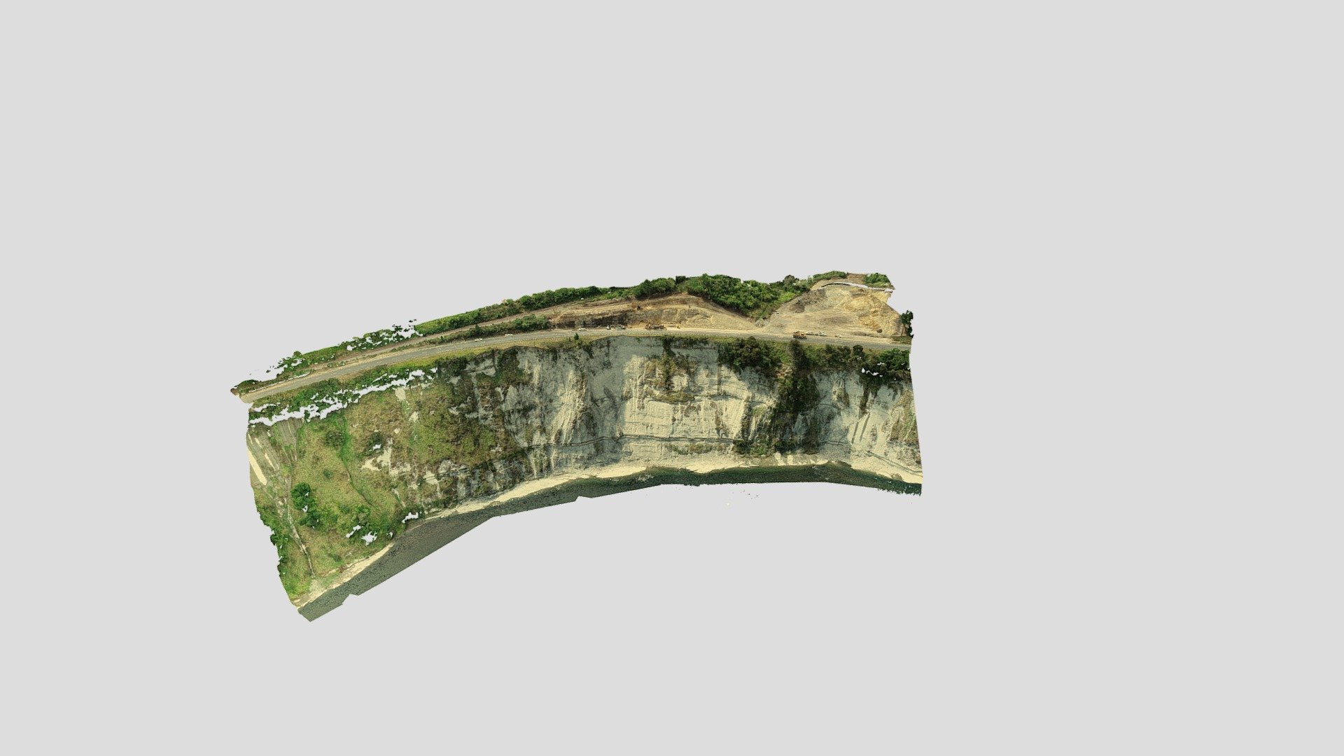 Waka Kotahi SH2 Raupunga Cliff March 2021 - 3D model by WSP (@opuspix4d ...