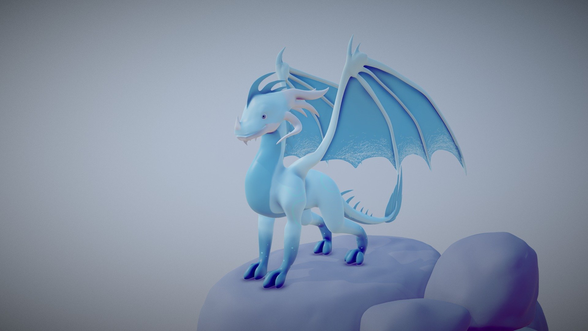 Hand painted dragon - 3D model by vorch [ac6a4ad] - Sketchfab