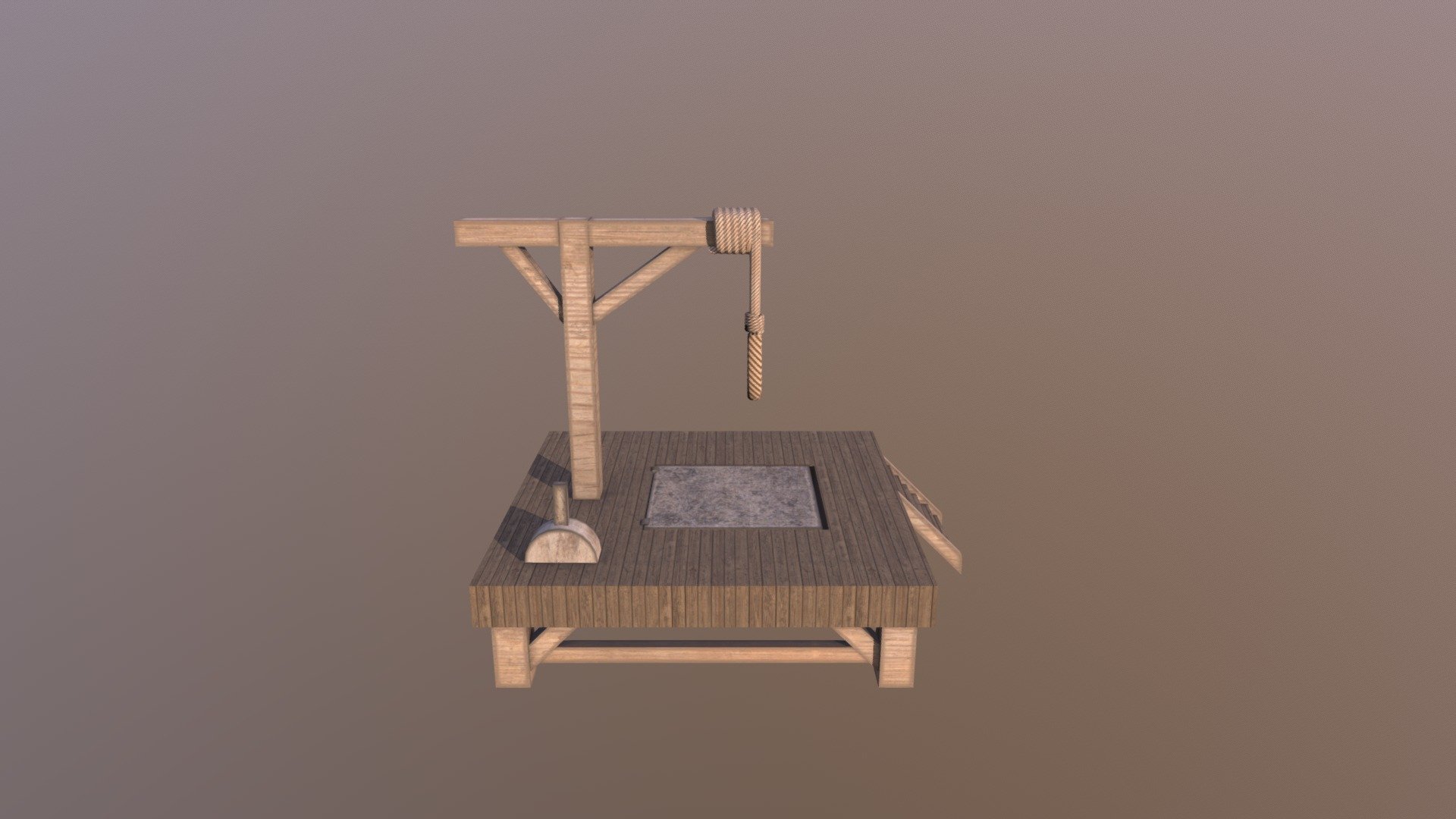 Gallows - Download Free 3D model by YoshiB [ac6af86] - Sketchfab