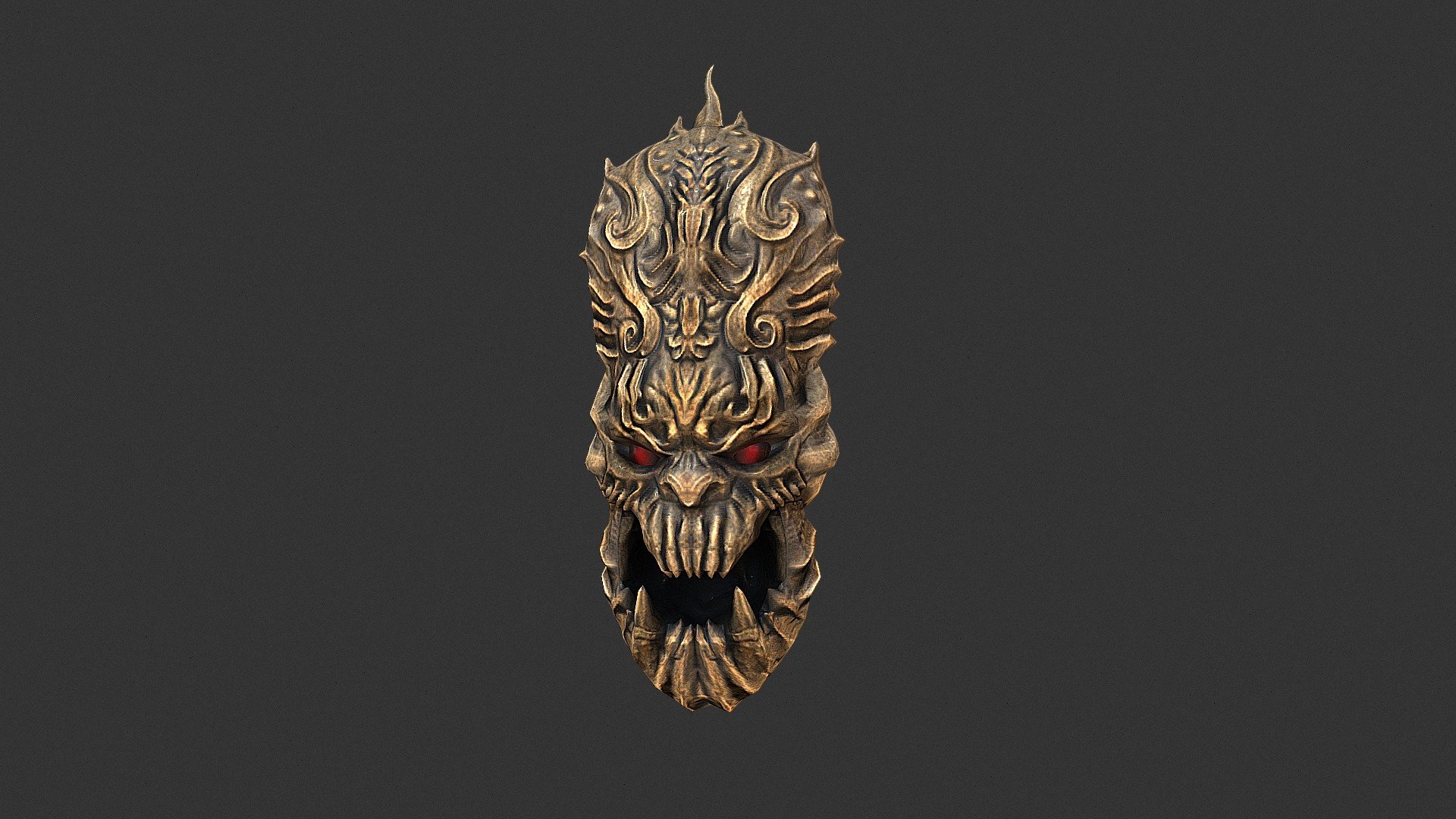 Devil mask - Download Free 3D model by share 3ds (@nhanthanh091 ...