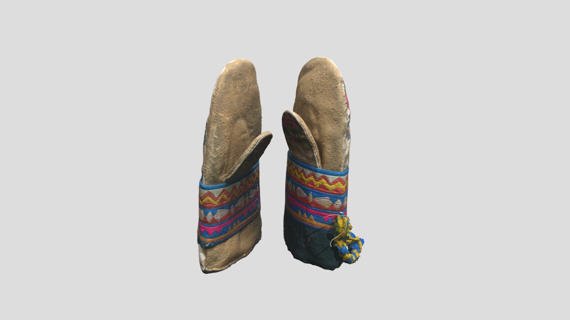 Métis Mittens - 3D model by mnbc [ac6de59] - Sketchfab