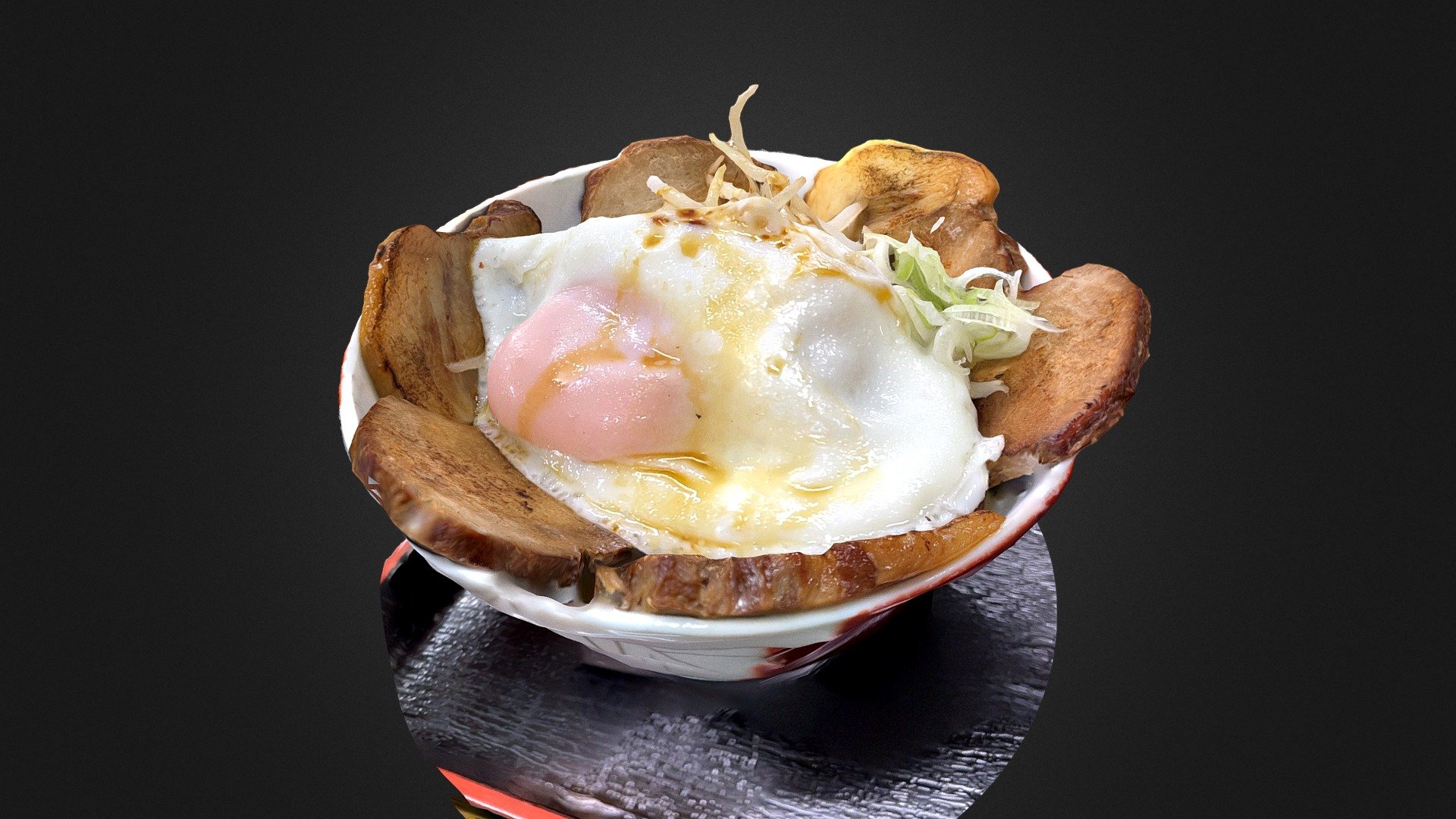 焼豚丼 - Download Free 3D model by seirogan [ac73494] - Sketchfab