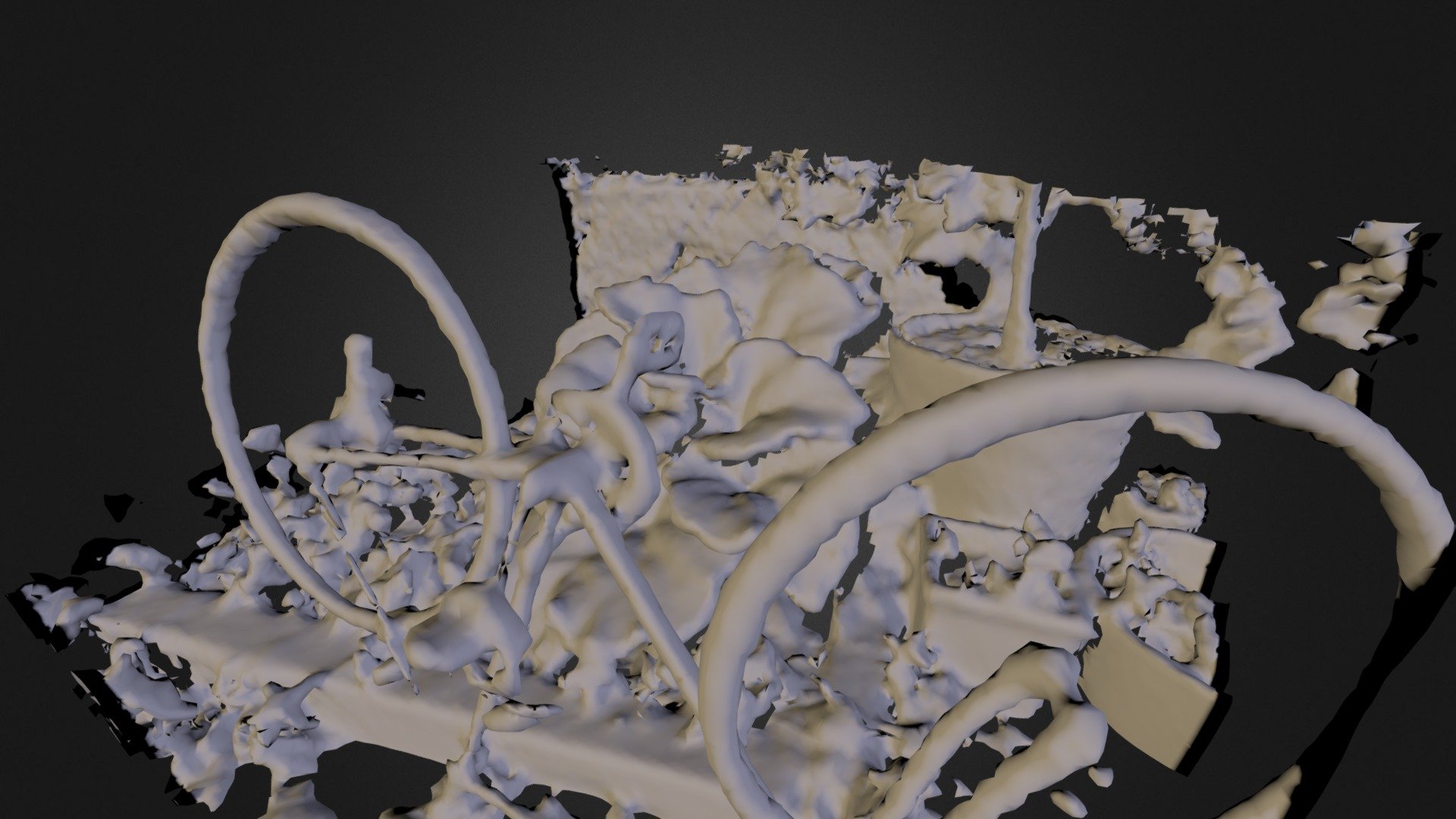 Structure Sensor - test scan 10 - Bike & rhubarb - 3D model by ...