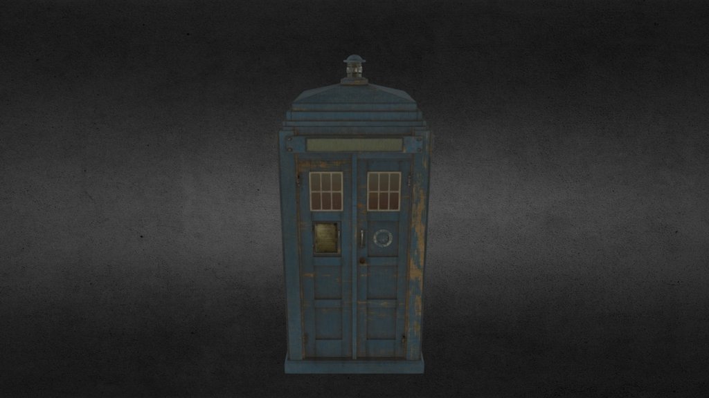 Tardis (Damaged) - 3D model by simmah (@simmah.86) [ac74822] - Sketchfab