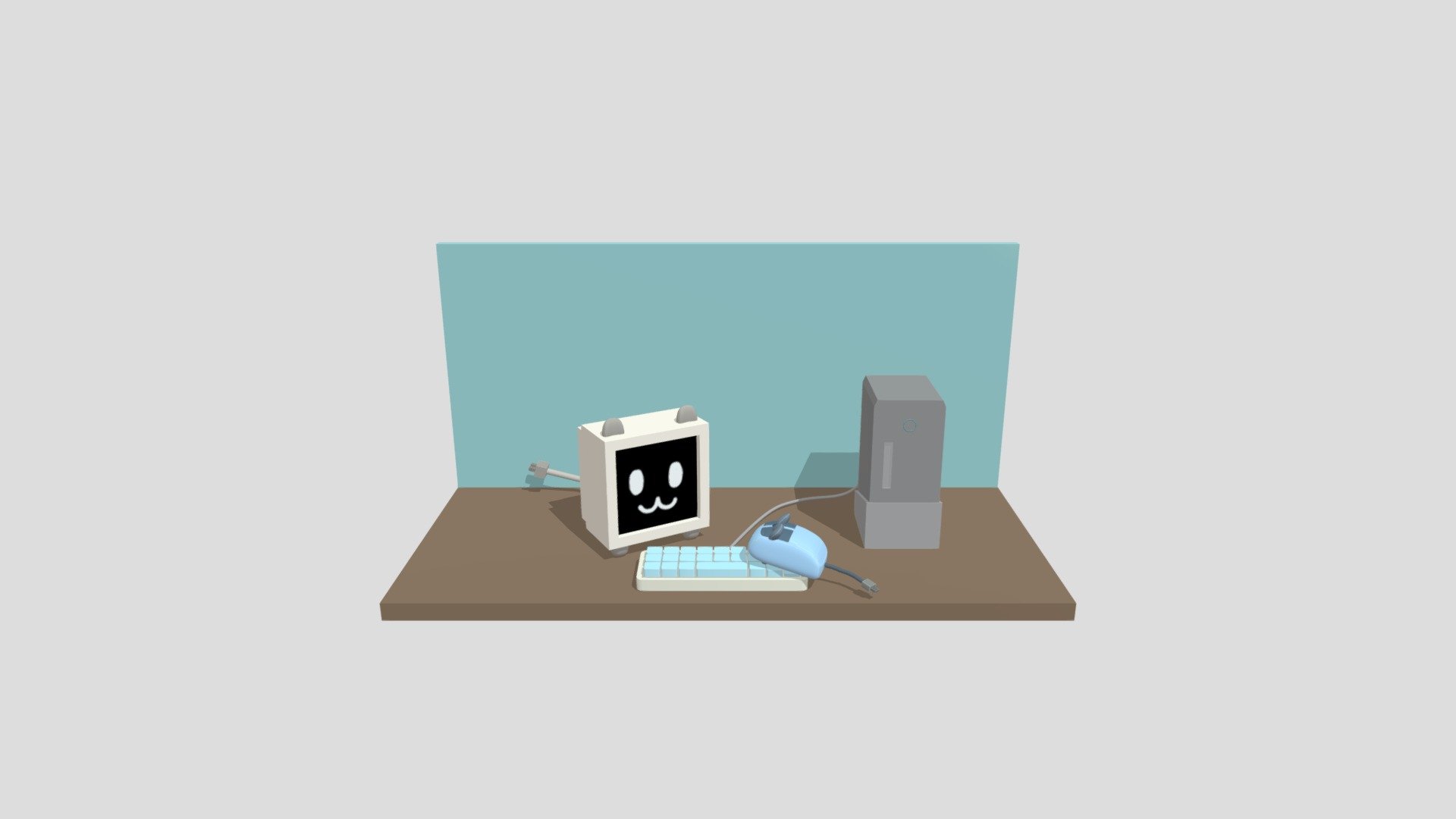 Cat and Mouse - 3D model by Habets Marie (@SpiritKitsu) [ac74fc8 ...