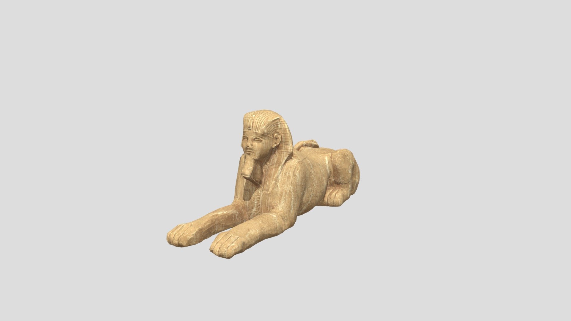 Sphinx，Egypt pyramids - 3D model by landuodehuli [ac75d89] - Sketchfab