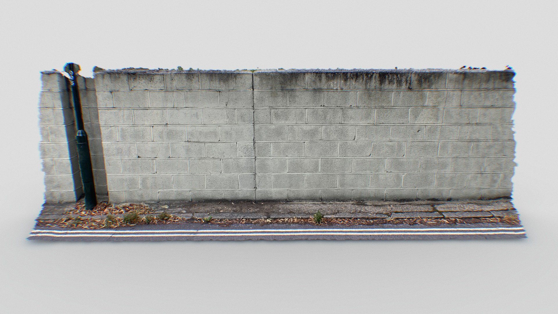 Block wall - Download Free 3D model by Florian Stephens ...