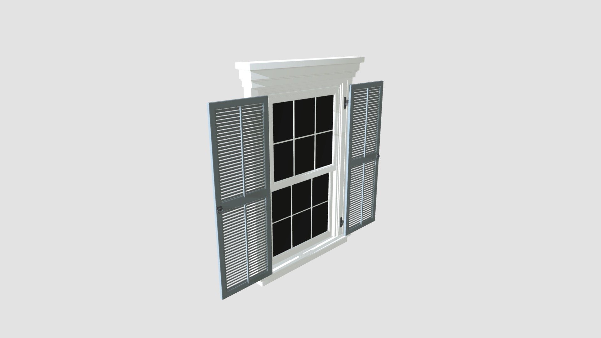 window shutters - Buy Royalty Free 3D model by Evermotion [ac76e0f ...