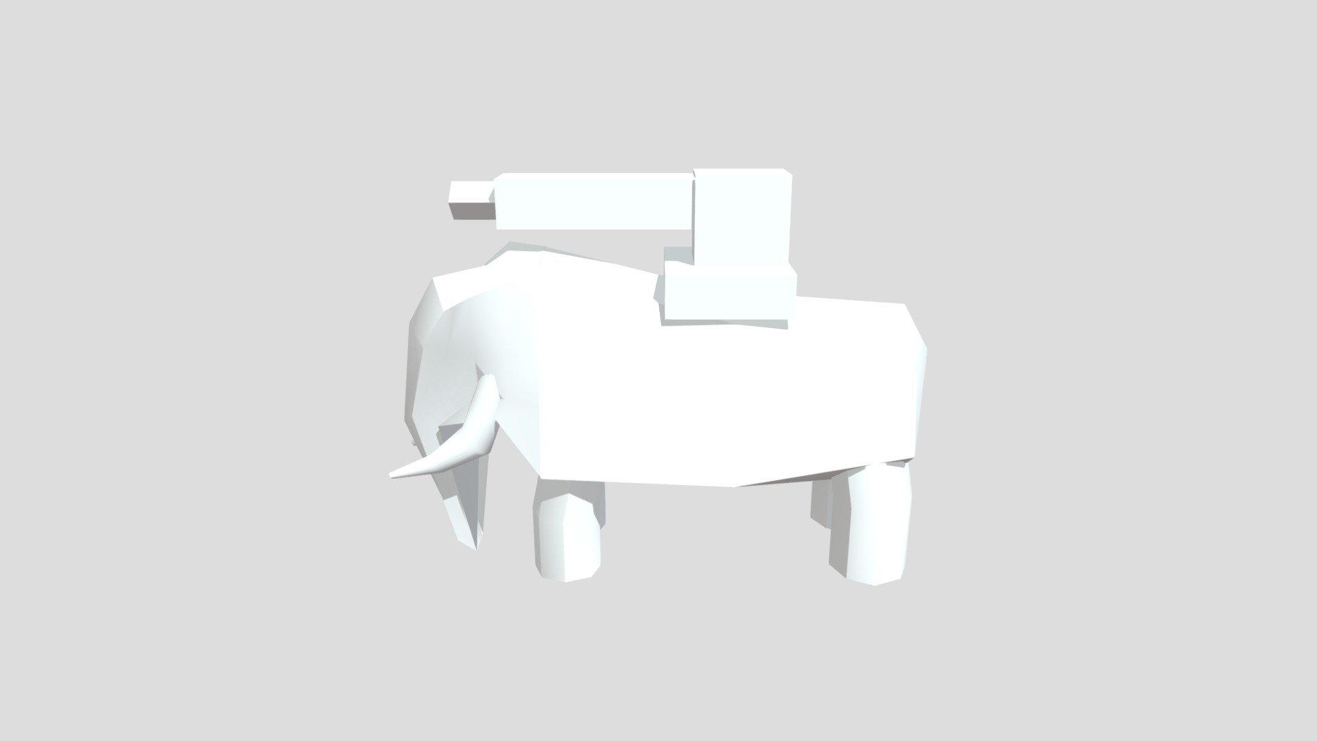 Elephant with Gun - Download Free 3D model by DukeKujack [ac774da ...