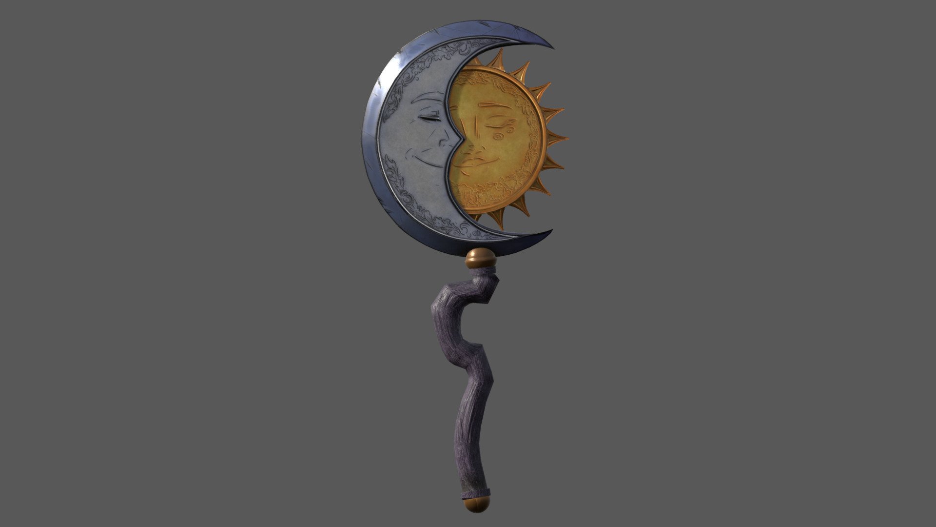 Celestial Axe - 3D model by Maya D'Amico (@mayadamico) [ac77d3b] - Sketchfab