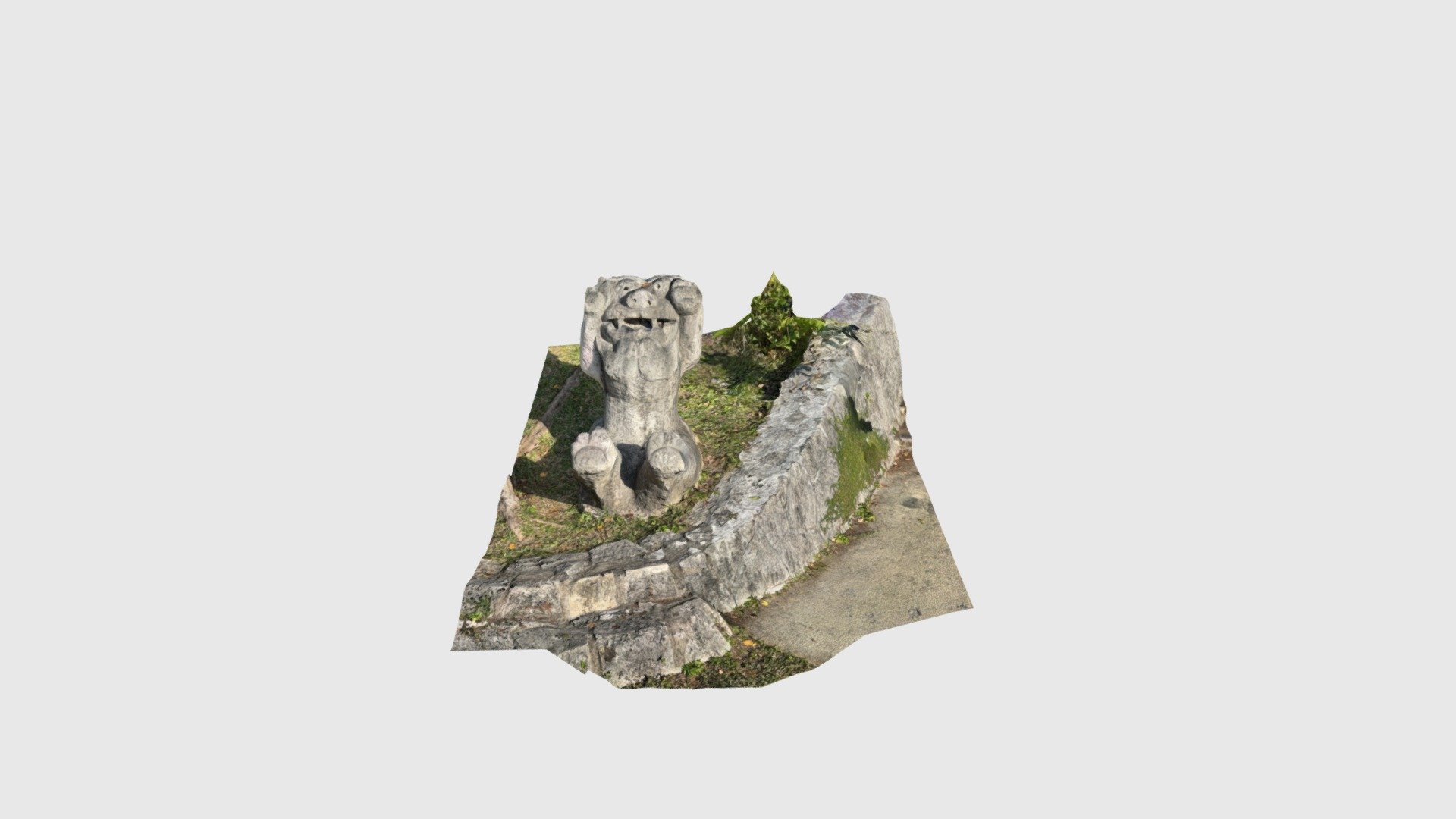 沖縄 海洋博公園のシーサー - Download Free 3D model by dj_kinako [ac78c3c] - Sketchfab