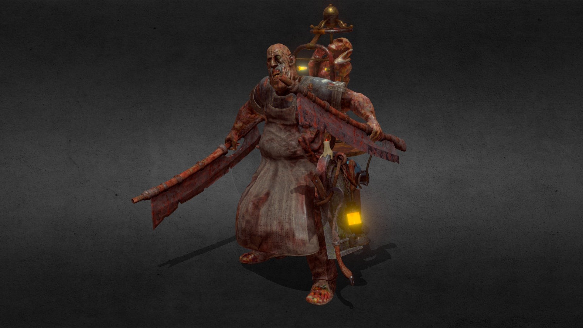 Khebab master "Uncle Duran" - 3D model by 3DBazaar (@muratosan ...