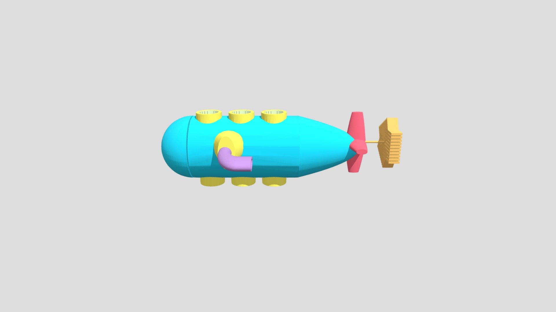 Oliver - Submarine - Download Free 3D model by mscla1r3 [ac7cc39 ...