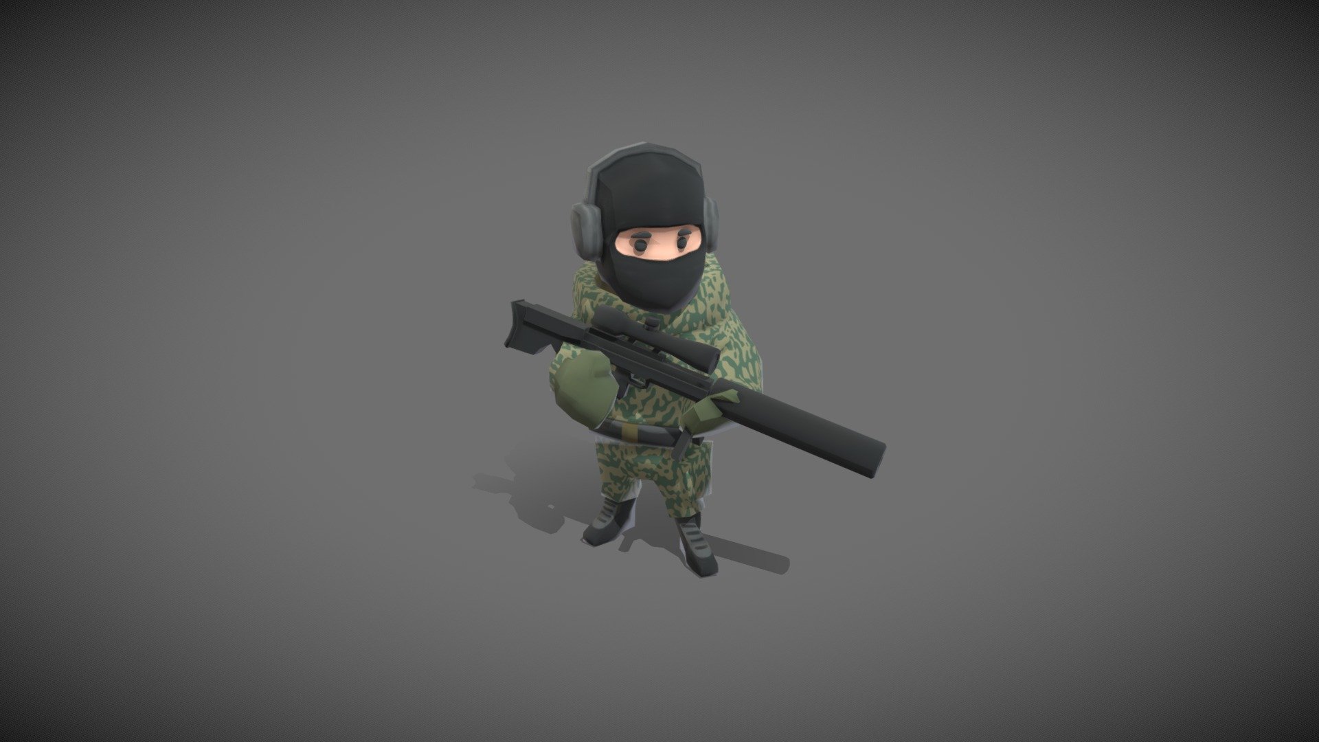 sniper_mesh_1 - Download Free 3D model by esalenko [ac7dbc8] - Sketchfab