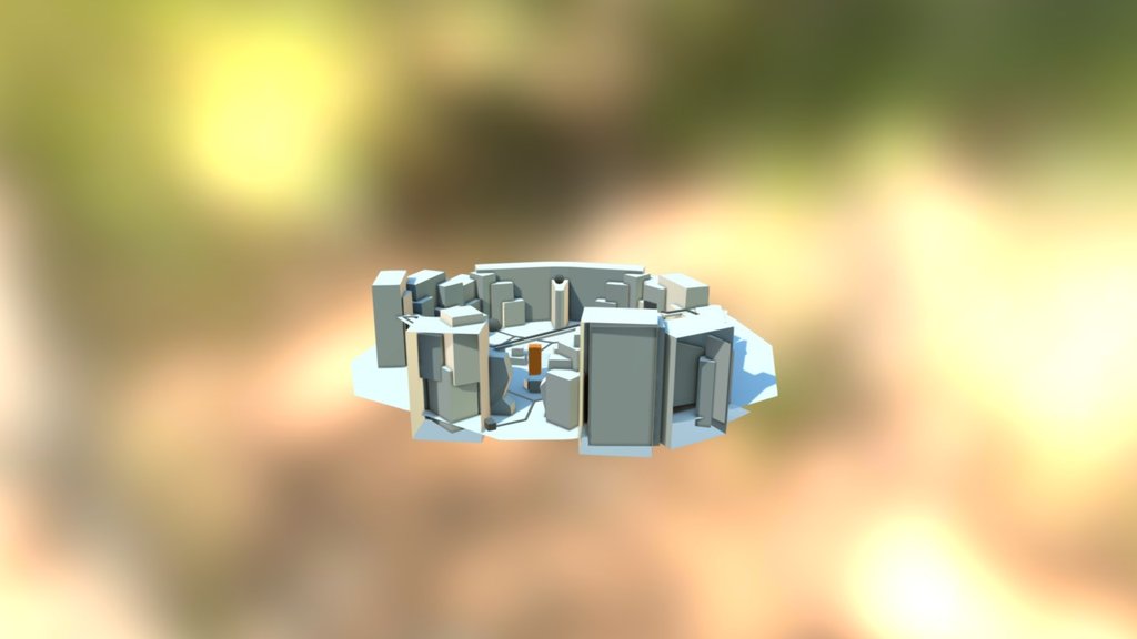 Level Test1 Blockout - 3D model by tcuki [ac7e16b] - Sketchfab