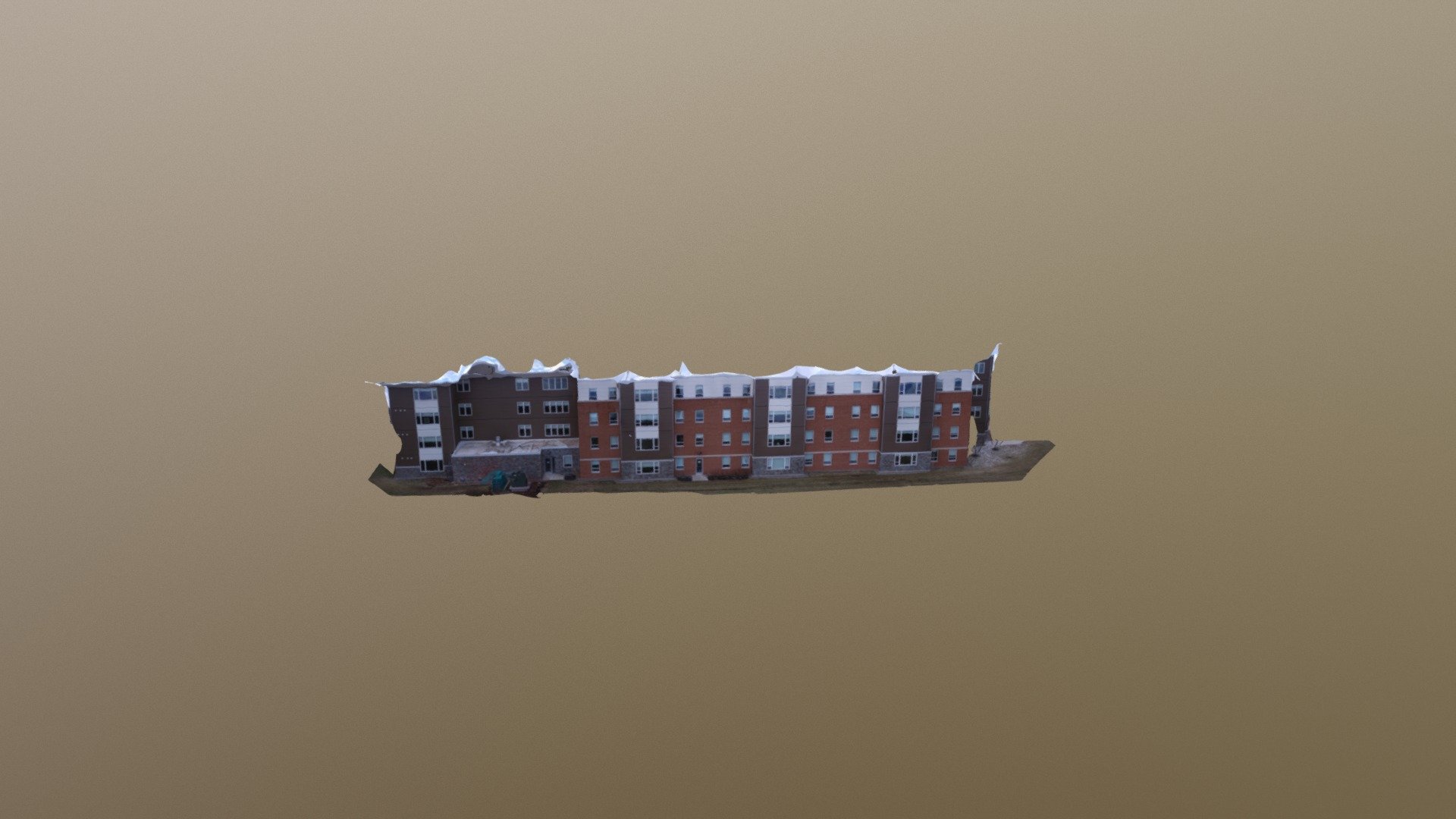 BCC Dorm Building Face 3 - 3D model by Major Engineering (@majbacker ...