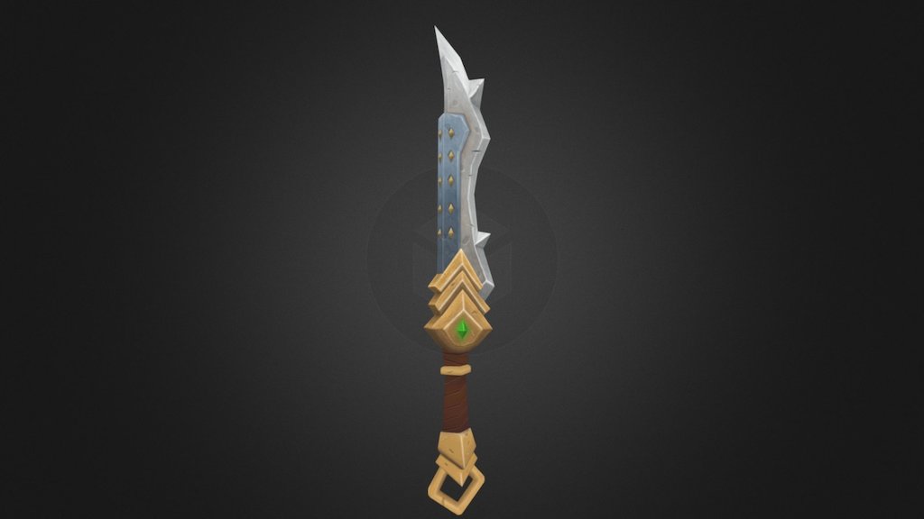 Hand Painted Sword - 3D model by mmthomas462 [ac80b5f] - Sketchfab