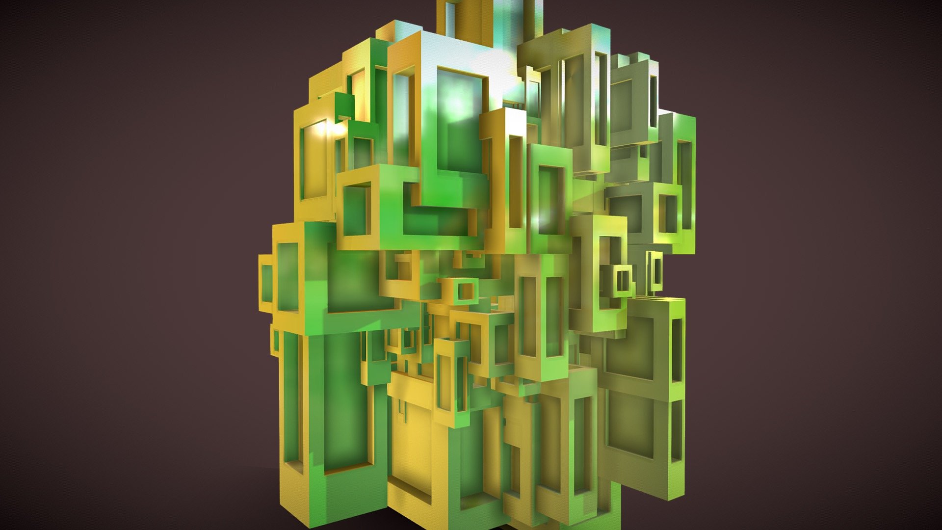 Random Cube Animation 🧊 - 3D model by smice [ac82f45] - Sketchfab