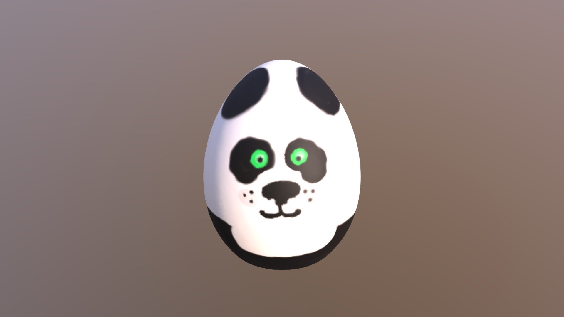 Panda_egg - 3D model by Federica_T. [ac876c3] - Sketchfab