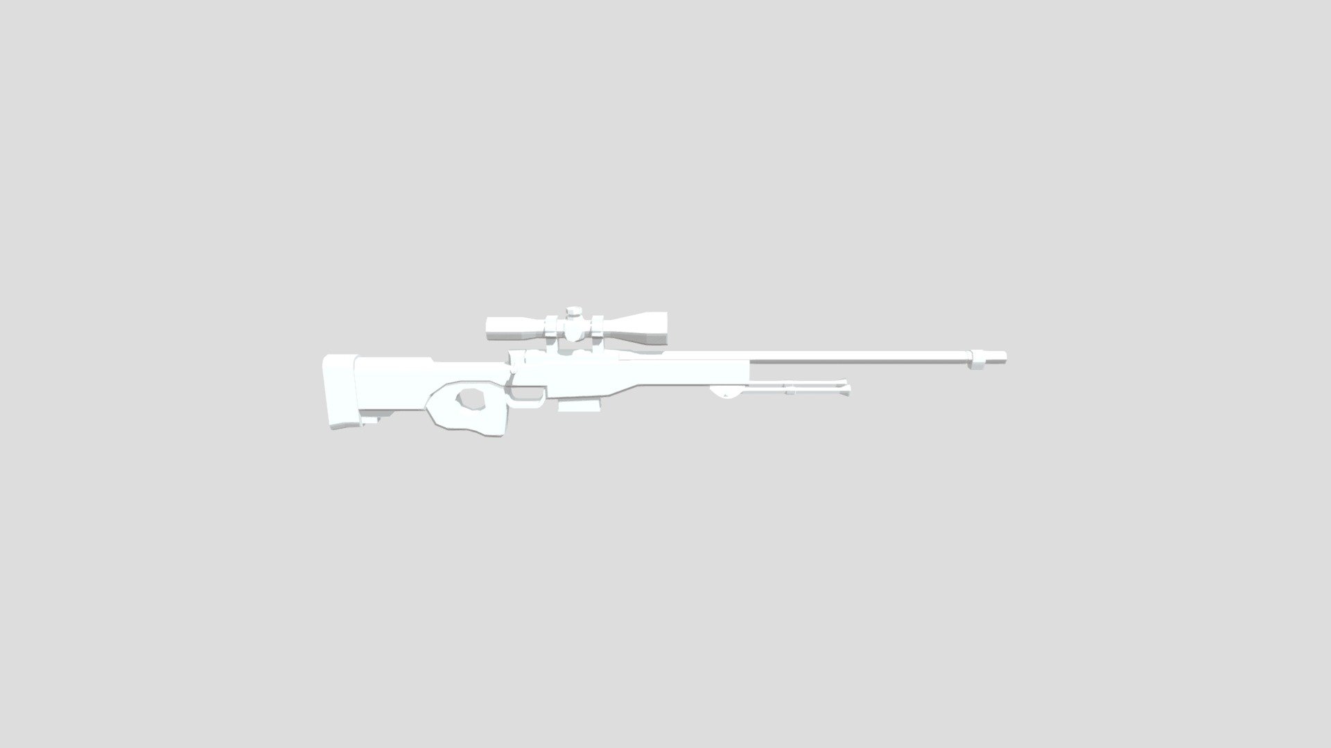 Low Poly AWP Sniper Rifle - Download Free 3D model by Androasyouknow ...