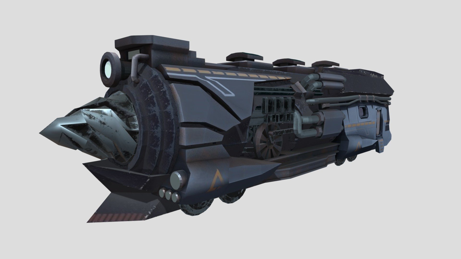 Drill Train - 3D model by James.Driessche [ac8ff41] - Sketchfab