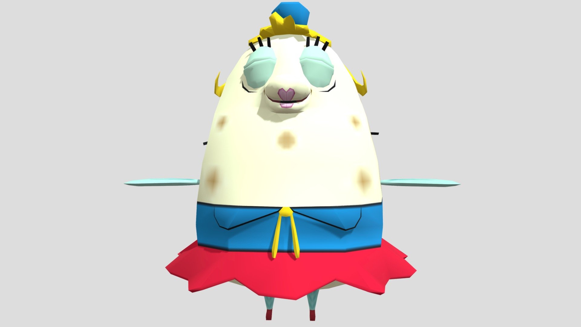 Sbfbb-Mrs Puff - 3D model by SMF Features Developed From Cheryl Hill ...