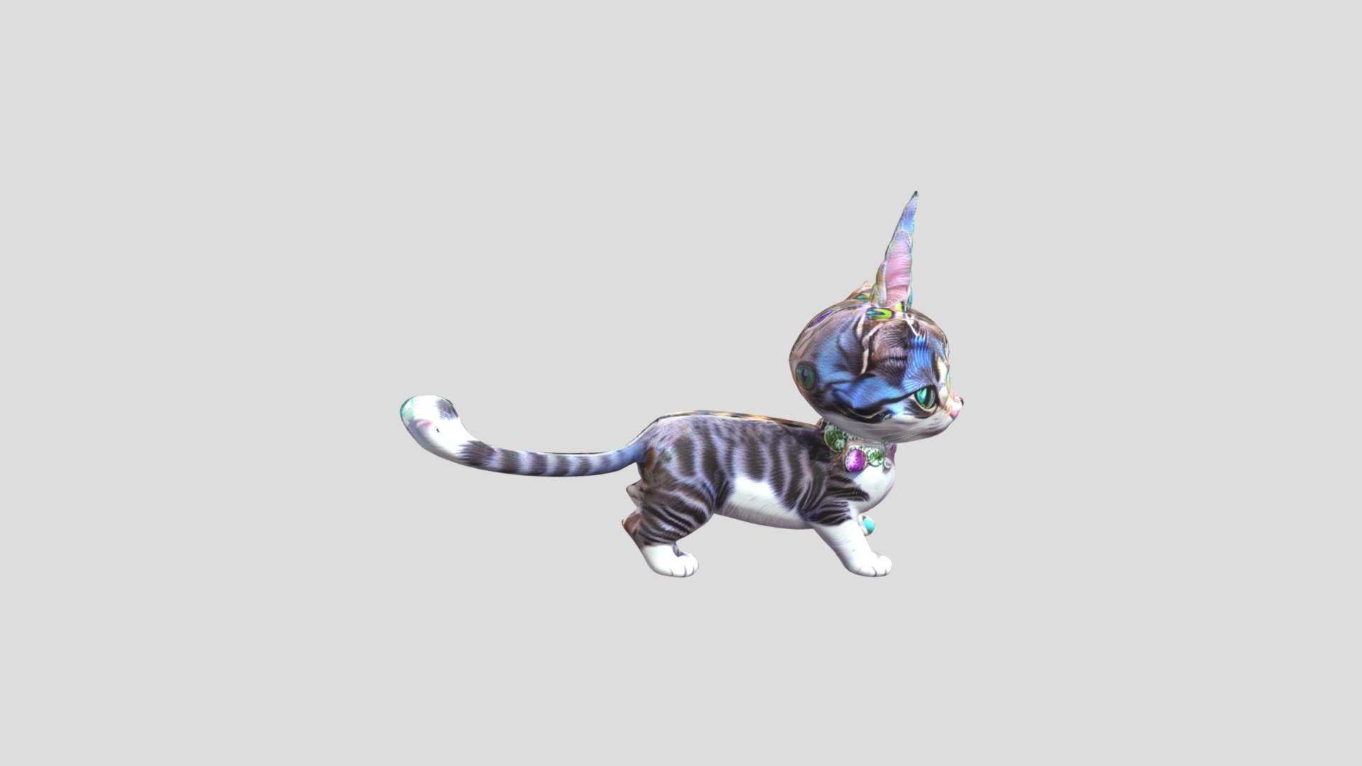 7th eye cat - Download Free 3D model by yasmaanik [ac951ff] - Sketchfab