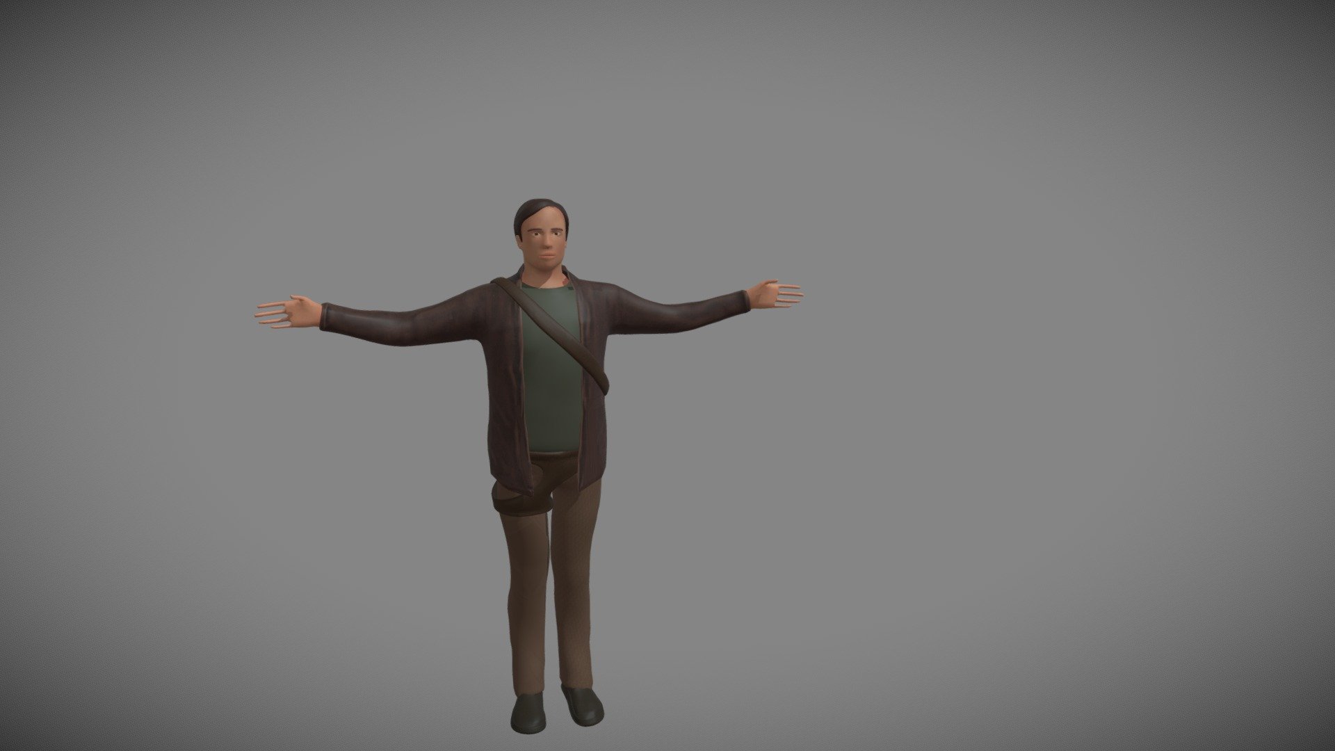 Adventure man modelled and rigged - Download Free 3D model by RD246 ...
