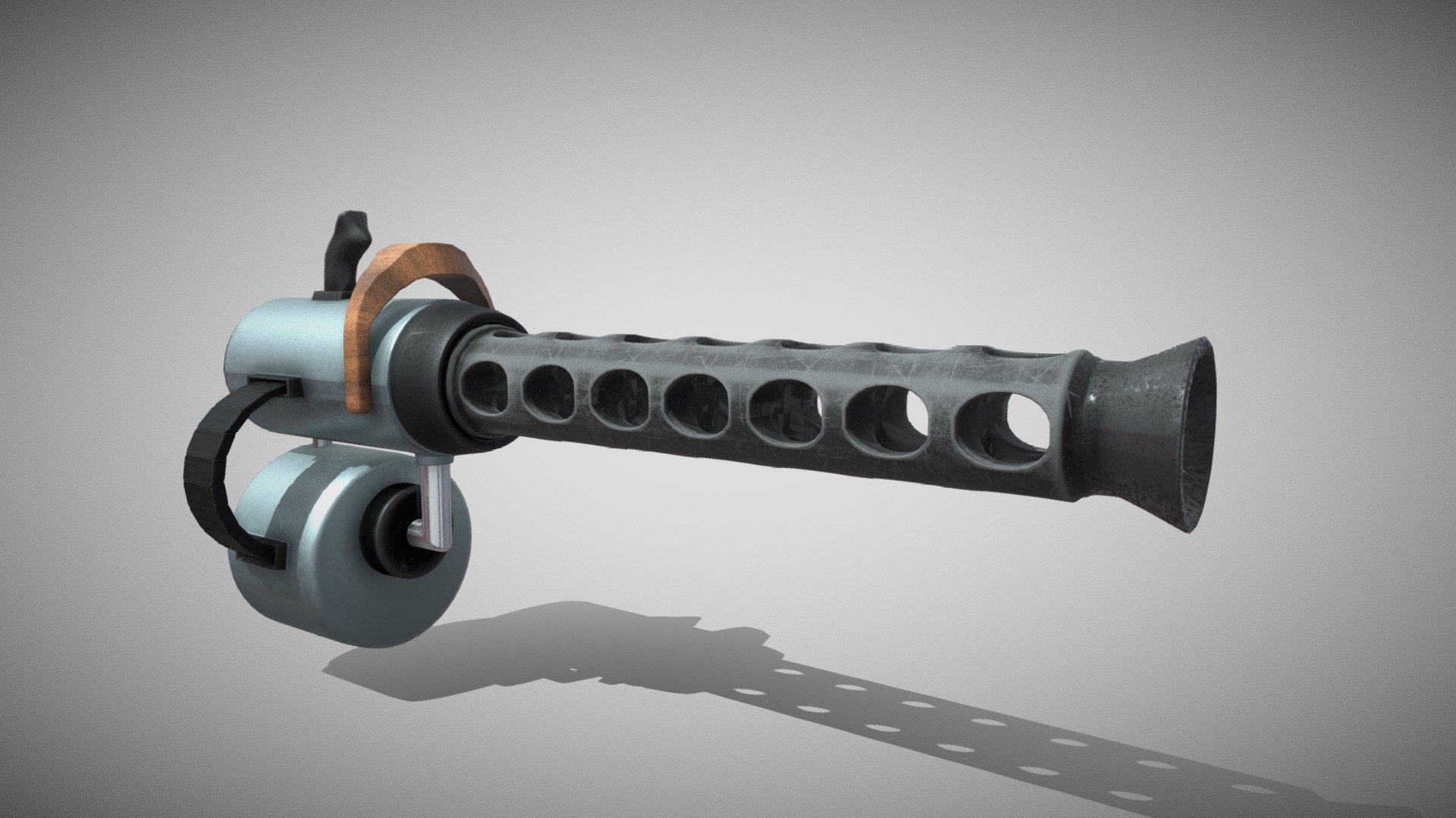 Machine Gun - 3D model by CharlieC (@squeek300) [ac967bd] - Sketchfab