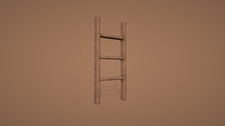 Wooden-ladder 3D models - Sketchfab