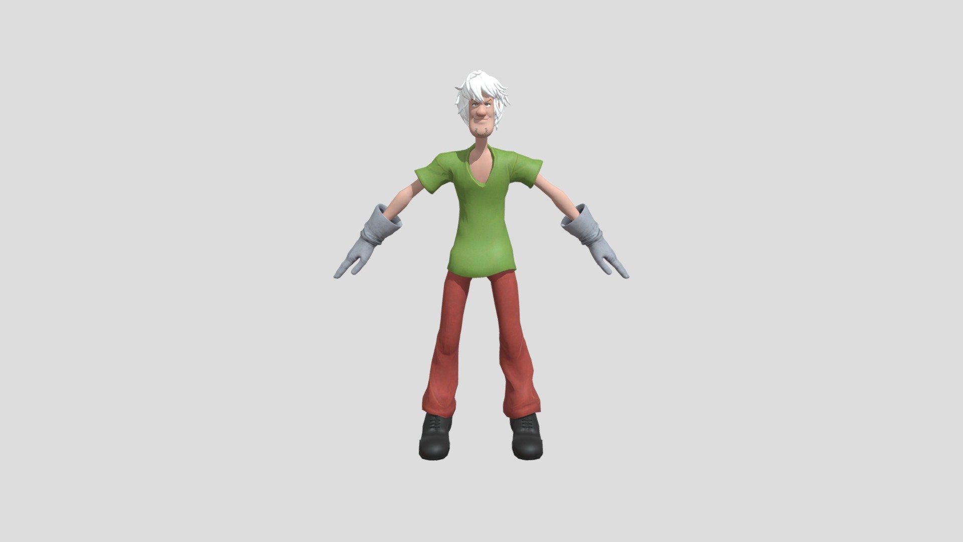 Ultra_Instinct_Shaggy_Jump_Force - Download Free 3D model by ...
