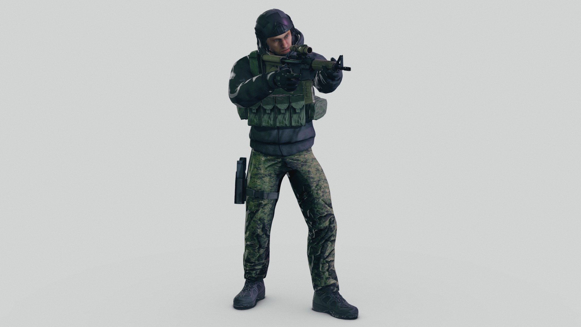 SOF Operator - 3D model by Mateusz Woliński (@jeandiz) [ac97990 ...