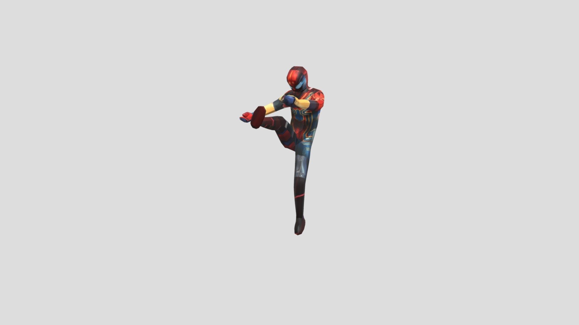 Tom iron spiderman Kicking fts 3d - Download Free 3D model by ...