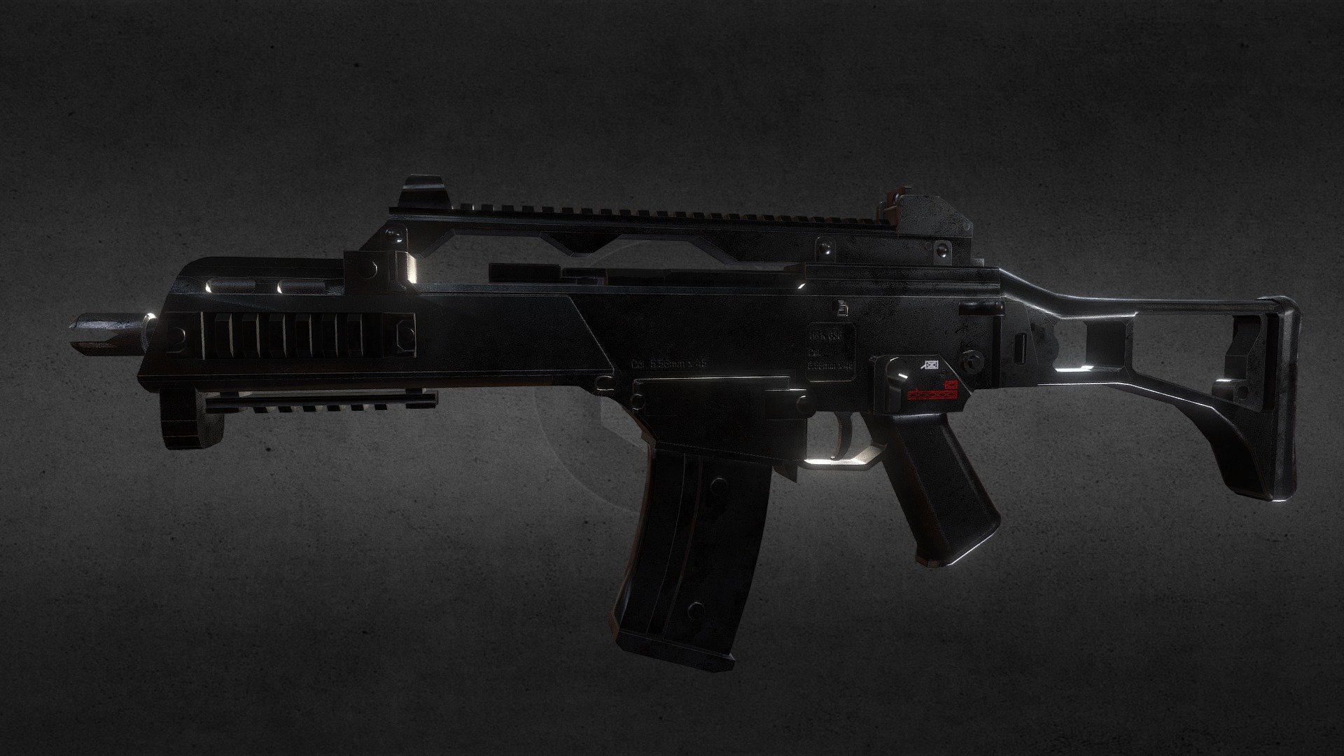 H&K G36 - 3D model by Yosapat Panutyotin (@Matcha.Tea) [ac99256] - Sketchfab